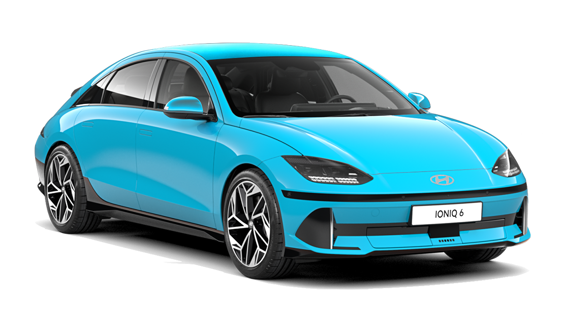 Wunderschone Ioniq 6 Byte Blue Fotos